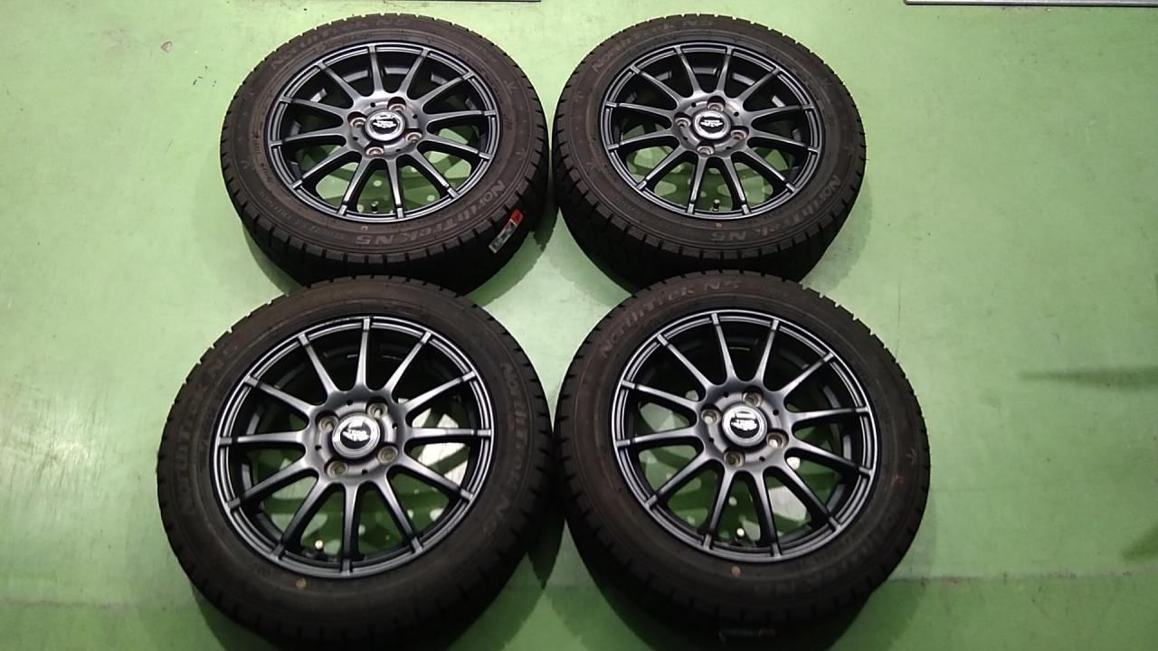 weds TEAD スポークホイール + AUTOBACS NorthTrek N5 | カー用品 スタッドレスタイヤホイールセット 14インチスタッドレスタイヤホイールセットを通販で購入する ...