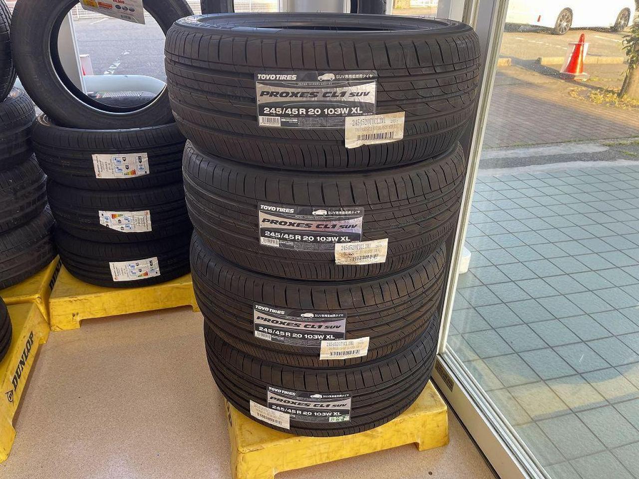 TOYO(トーヨー)PROXES CL1 SUV 245/45R20 103W 2021年製 4本 | カー用品 タイヤ 20インチタイヤを通販で購入する | 中古カー＆バイク用品の販売なら ...