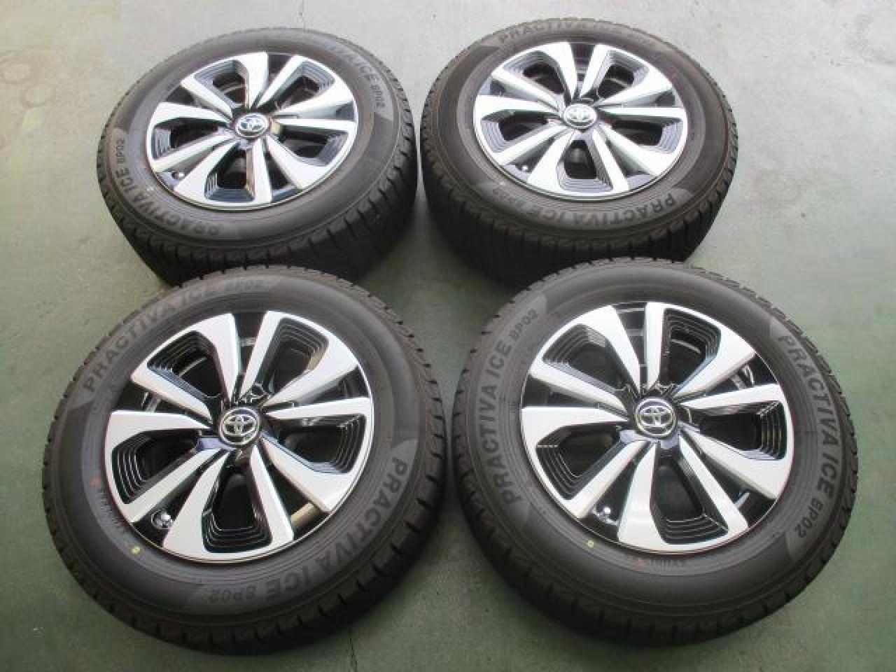 トヨタ純正 50系プリウス純正アルミホイール+ イエローハット PRACTIVA ICE BP02 | カー用品 スタッドレスタイヤホイール ...