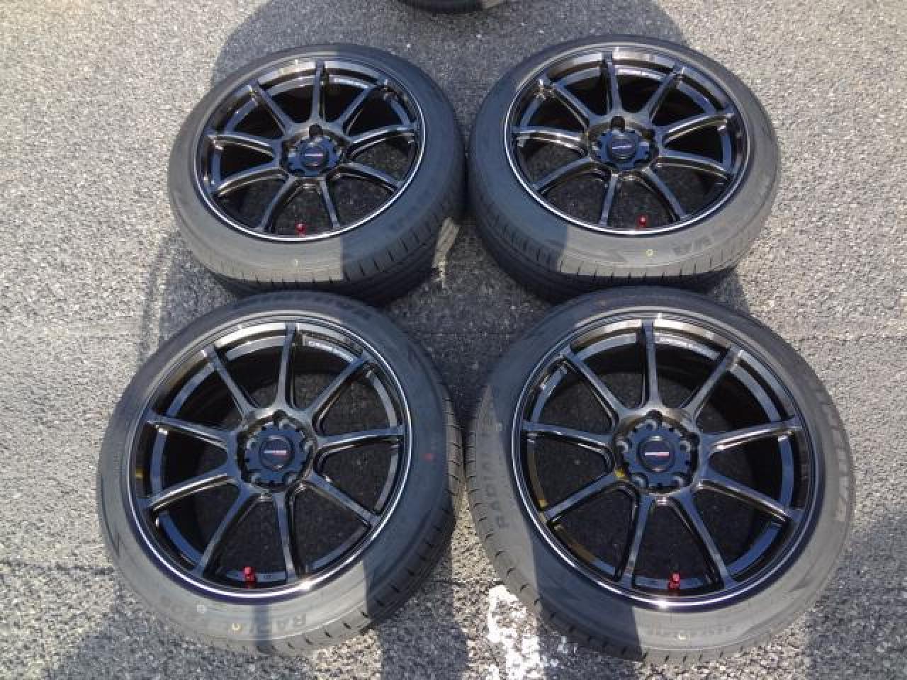 CROSS SPEED HYPER EDITION RS9+MINERVA RADIAL F205 225/45-18 4本セット ...