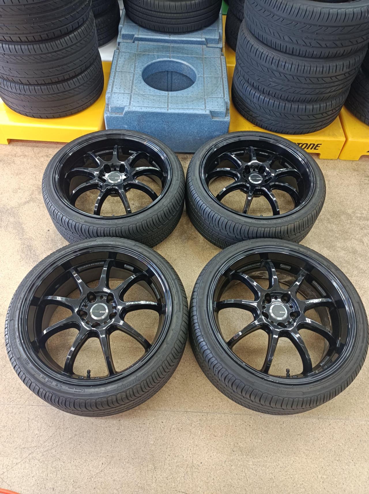 WORK EMOTION D9R + ANNAITE AN606 91W XL | カー用品 タイヤホイールセット 19インチタイヤホイール ...