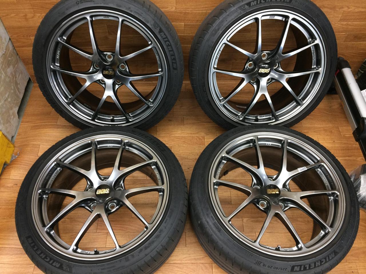 BBS RI-A + MICHELIN PILOT SPORT4 | カー用品 タイヤホイールセット 18インチタイヤホイールセットを通販で購入する | 中古カー＆バイク用品の販売ならアップガレージ