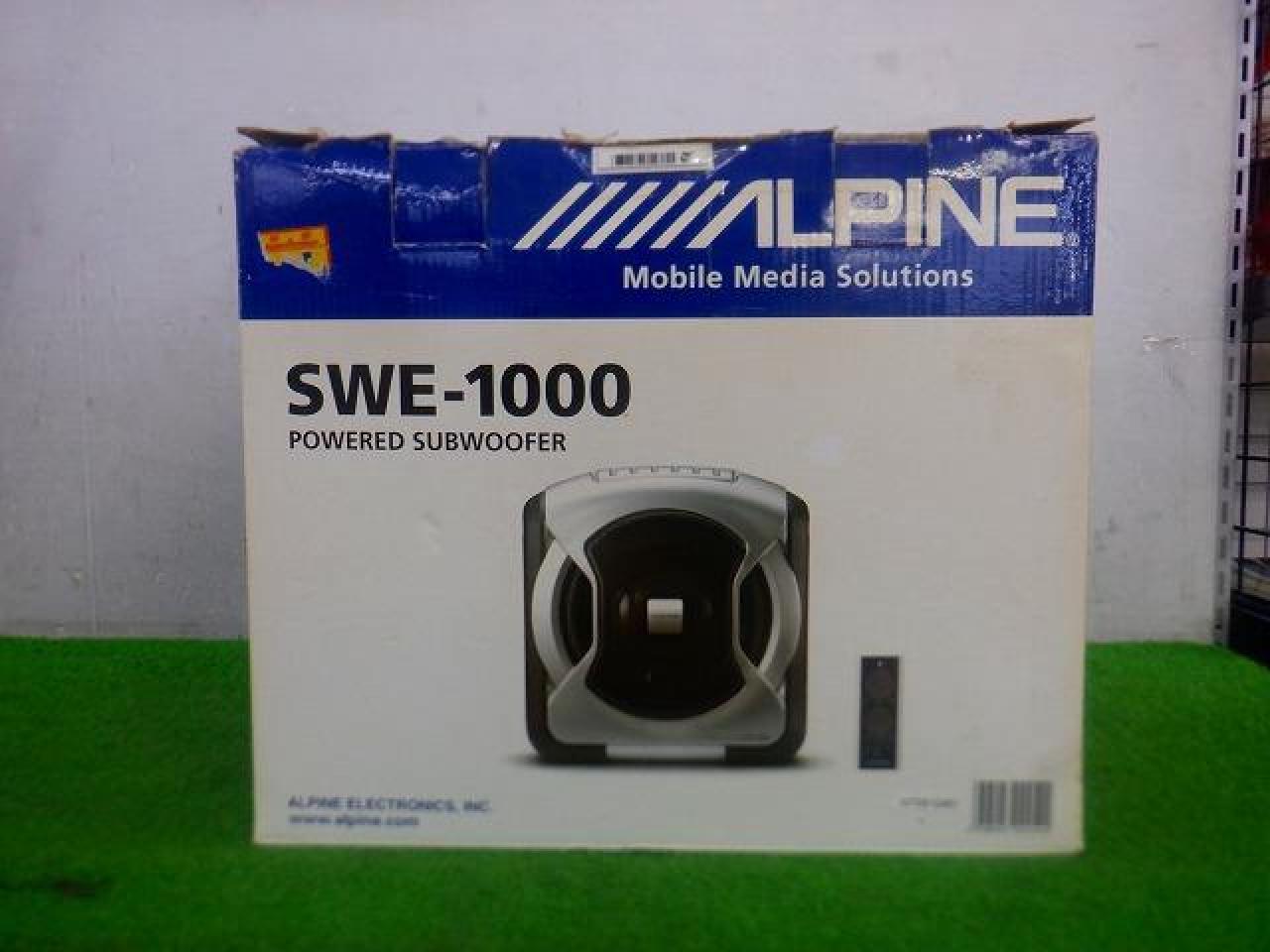 ALPINE SWE-1000 | カー用品 スピーカー チューナップウーハースピーカーを通販で購入する | 中古カー＆バイク用品の販売ならアップガレージ