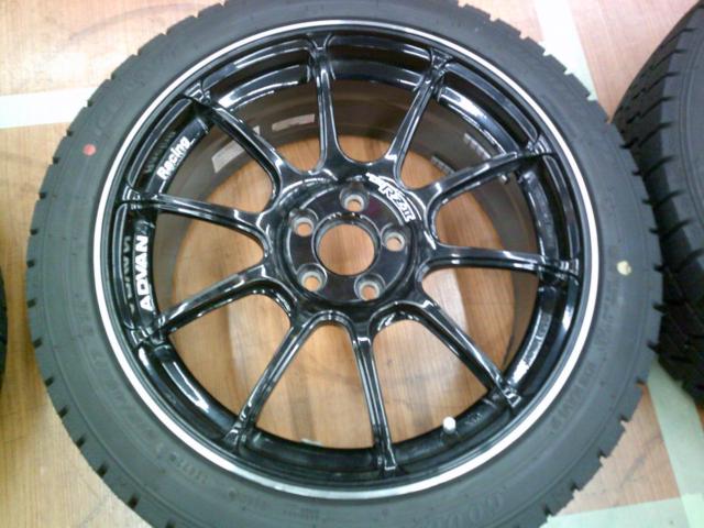 YOKOHAMA(ヨコハマ) ADVAN Racing(アドバンレーシング) RZ2 + GOODYEAR(グッドイヤー) ICENAVI7 ...
