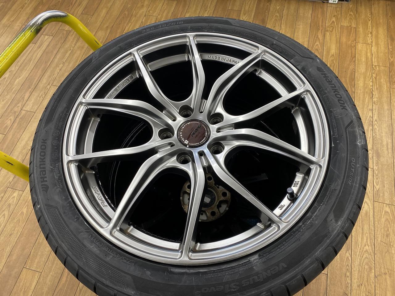 RAYS(レイズ) GRAM LIGHTS(グラムライツ) 57FXX CJ SPEC + HANKOOK(ハンコック)/KINGSTAR ...