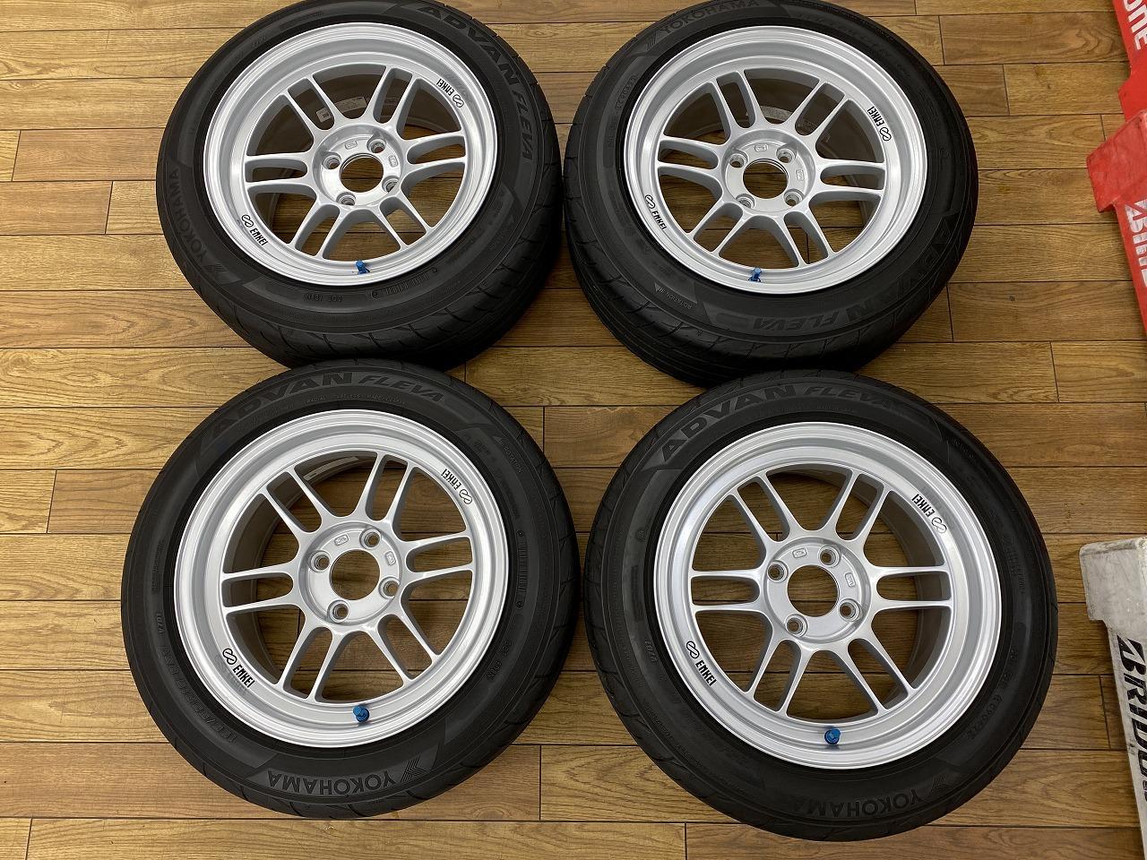 【ENKEI(エンケイ)】Racing(レーシング) RPF1RS+【YOKOHAMA】ADVAN FLEVA V701 | カー用品 タイヤホイールセット 15インチタイヤホイールセットを ...