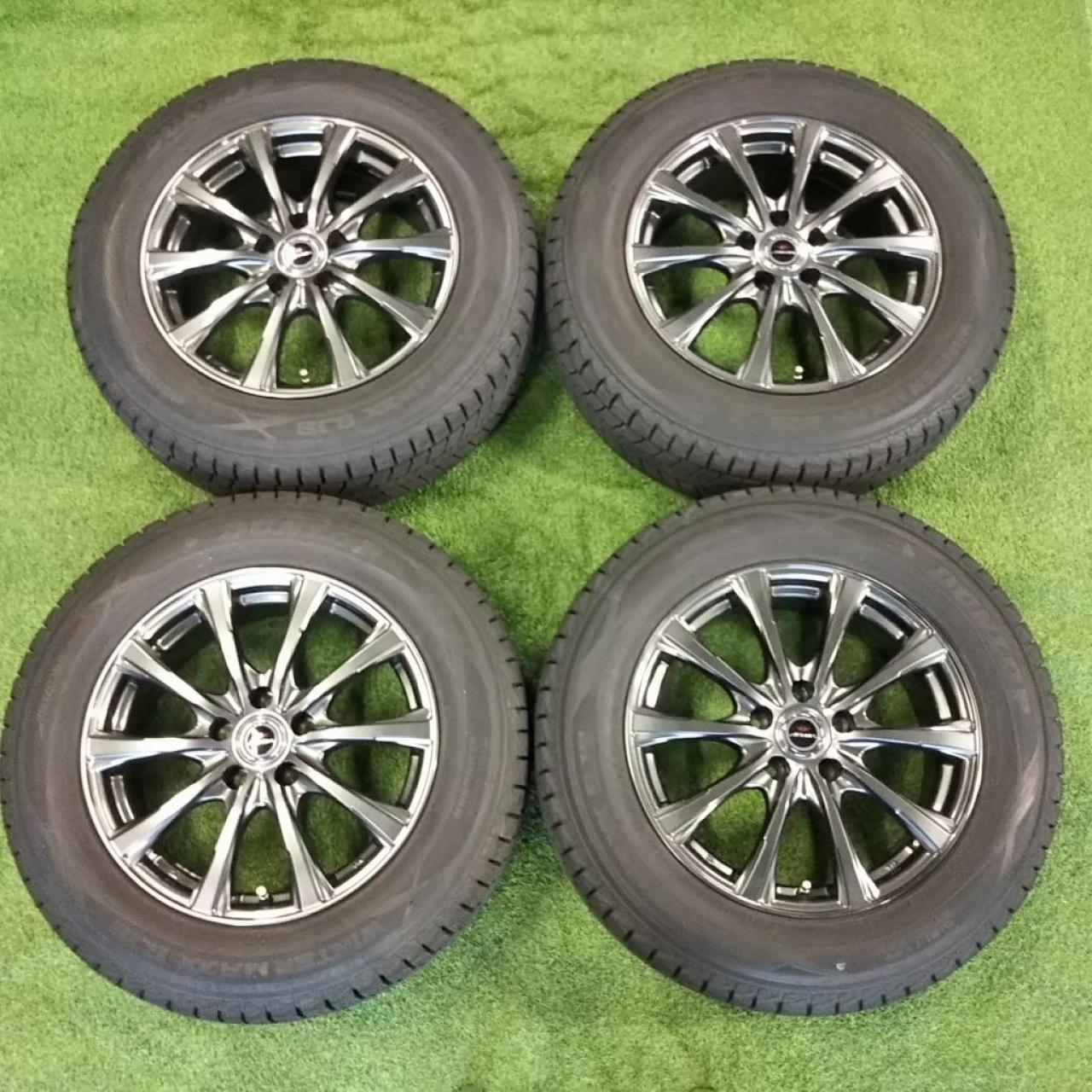 AIRNOVA 10本ｽﾎﾟｰｸｱﾙﾐﾎｲｰﾙ+DUNLOP WINTER MAXX SJ8 225/65R17 2022年製造 | カー用品 スタッドレスタイヤホイールセット 17インチ ...