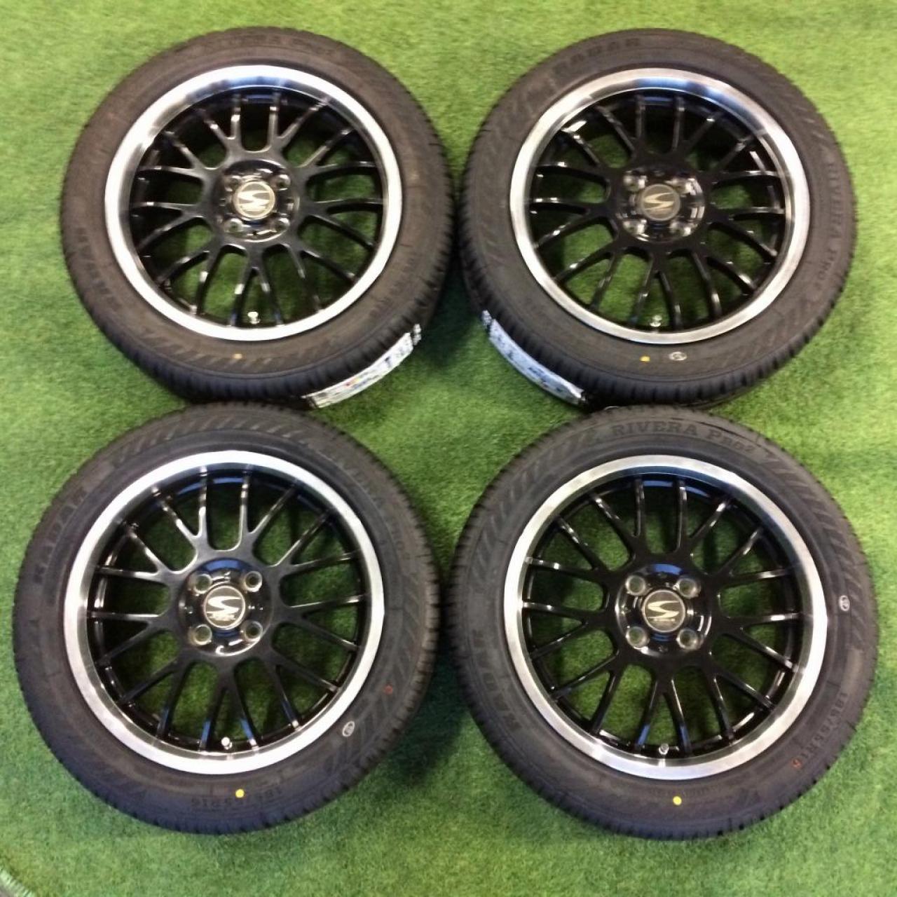 【値下げしました!!】☆試着無料!☆BADX(バドックス) S-HOLD(エスホールド) LAGUNA + RADAR(レーダー) RIVERA PRO2 185/55R16 未使用タイヤ ...