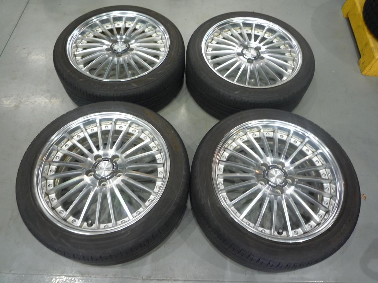 WORK LANVEC Lanvec LF1 + BRIDGESTONE REGNO GR001 | カー用品 タイヤホイールセット 18 ...