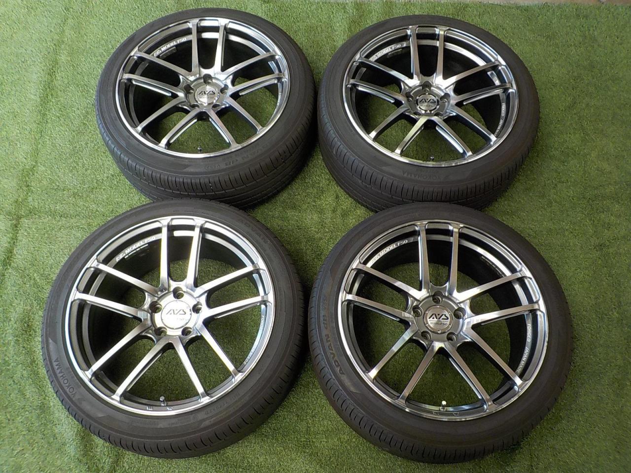 【値下げしました!】YOKOHAMA(ヨコハマ) AVS(エーブイエス) MODEL F50 + YOKOHAMA(ヨコハマ) ADVAN ...