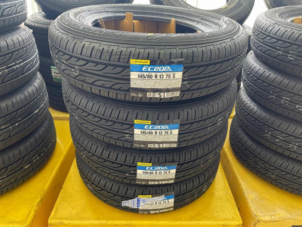 DUNLOP(ダンロップ)ENASAVE EC202L 145/80R13 2023年製 | カー用品 タイヤ 13インチタイヤを通販で購入する | 中古カー＆バイク用品の販売ならアップガレージ