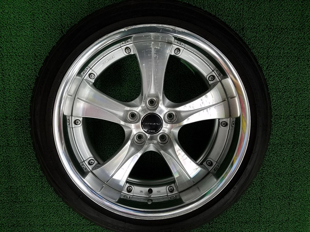 WORK TERMIST TS1 + BRIDGESTONE TECHNO SPORTS | カー用品 タイヤホイールセット 18インチタイヤ ...