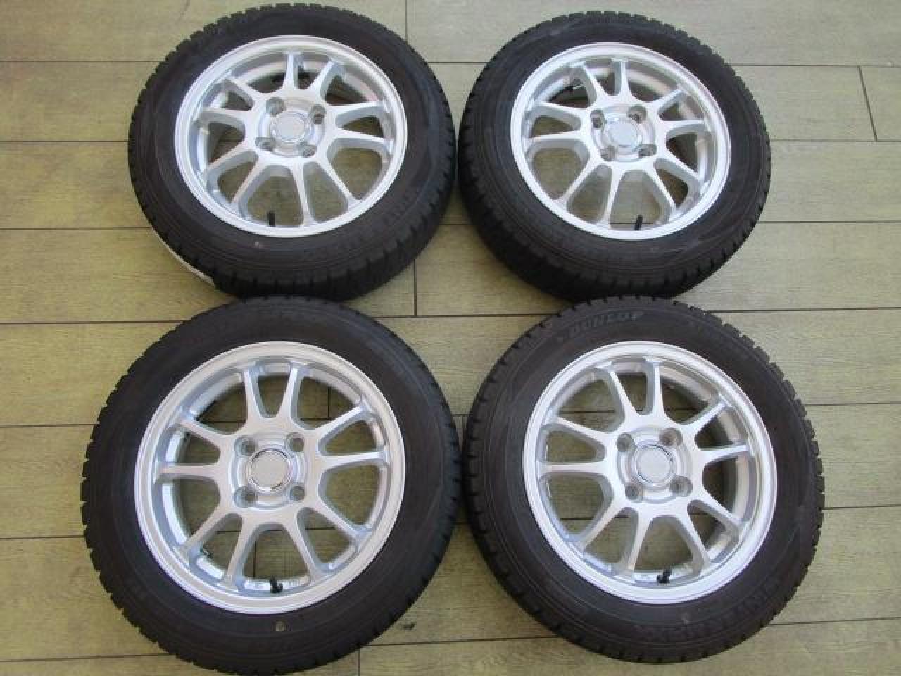 BRIDGESTONE ECO FORME SE-10+DUNLOP WINTERMAXX WM02(2020年製造) | カー用品 スタッドレスタイヤホイールセット 14インチスタッドレス ...