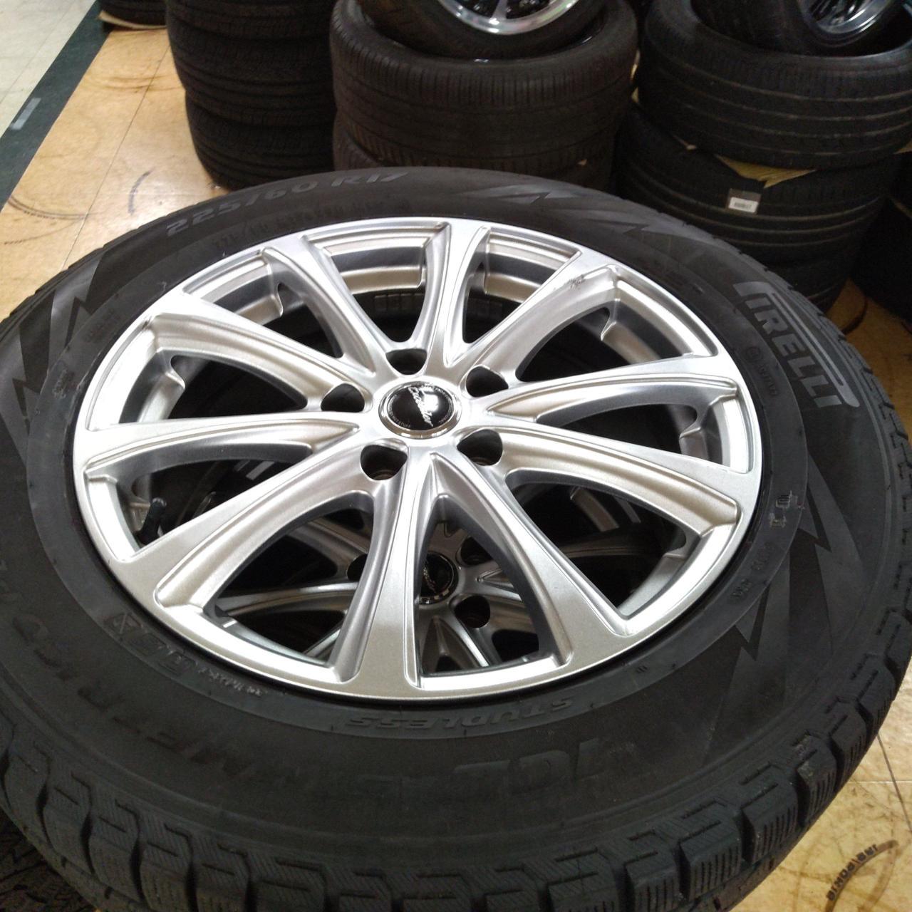 HOT STUFF(ホットスタッフ) Exceeder(エクシーダー) E02+PIRELLI(ピレリ) ICE ASINMETRIC PLUS | カー用品 スタッドレスタイヤホイールセット ...