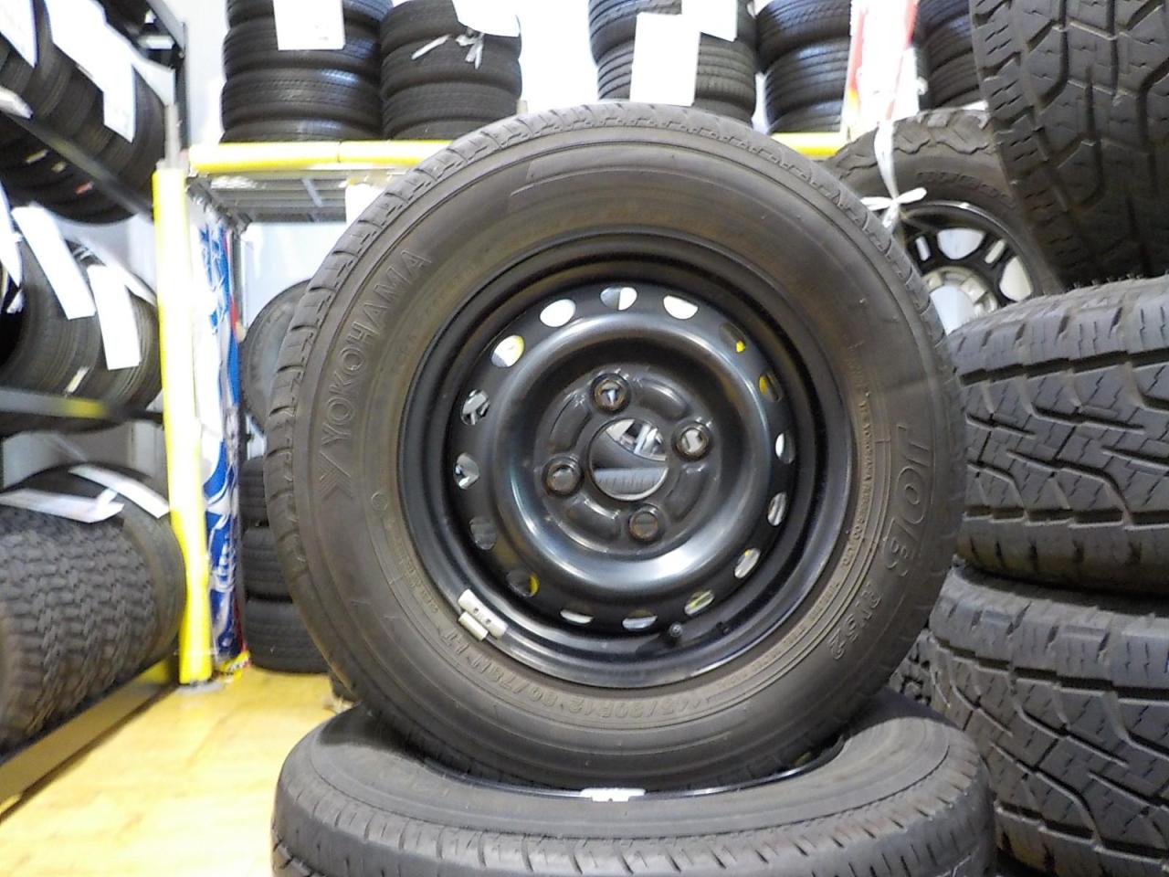 HONDA N-VAN 純正スチールホイール + YOKOHAMA JOB RY52 | カー用品 タイヤホイールセット 12インチタイヤ ...