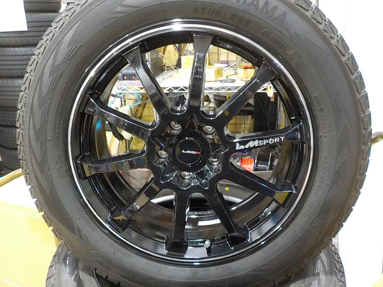 Lehrmeister LM-10R+YOKOHAMA ice GUARD G075 | カー用品 スタッドレスタイヤホイールセット 18 ...