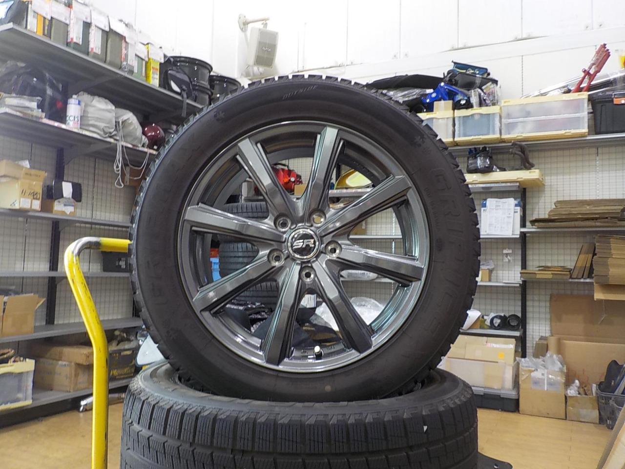 STRANGER スポークホイール+GRIPMAX GRIP ICE X | カー用品 スタッドレスタイヤホイールセット 17インチ ...