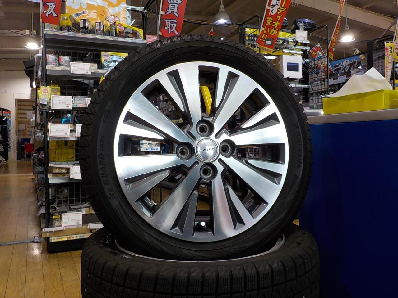 日産純正(NISSAN) デイズルークス AUTECH 純正ホイール + YOKOHAMA(ヨコハマ) YOKOHAMA ice GUARD ...