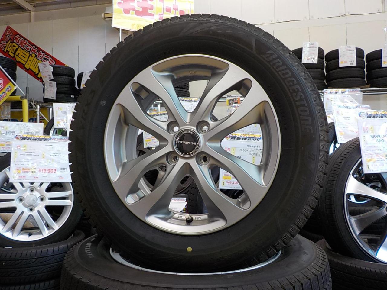BRIDGESTONE BALMINUM スポークホイール+BRIDGESTONE BLIZZAK VRX3 | カー用品 スタッドレスタイヤ ...
