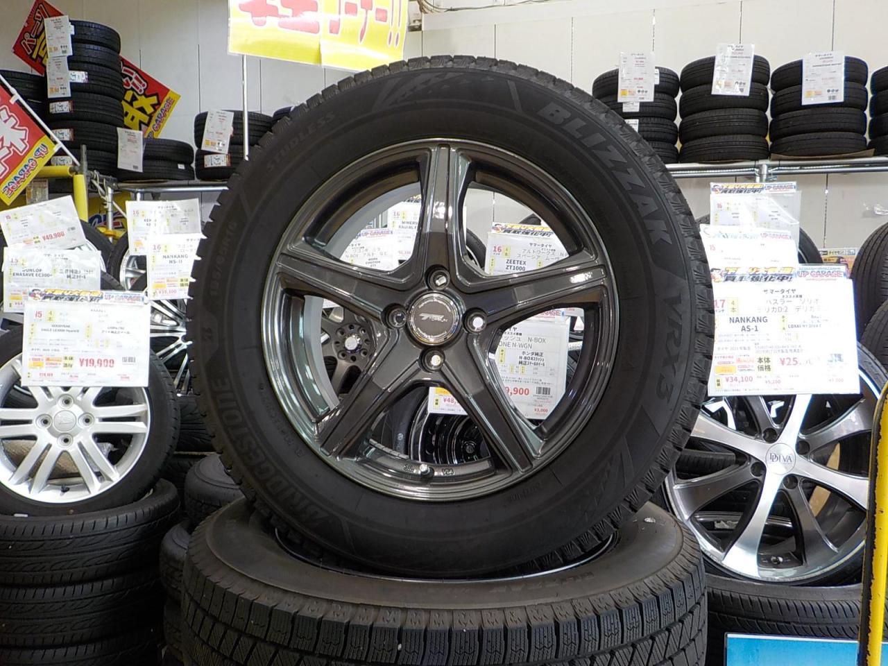 BRIDGESTONE TOP RUN スポークホイール+BRIDGESTONE BLIZZAK VRX3 | カー用品 スタッドレスタイヤ ...
