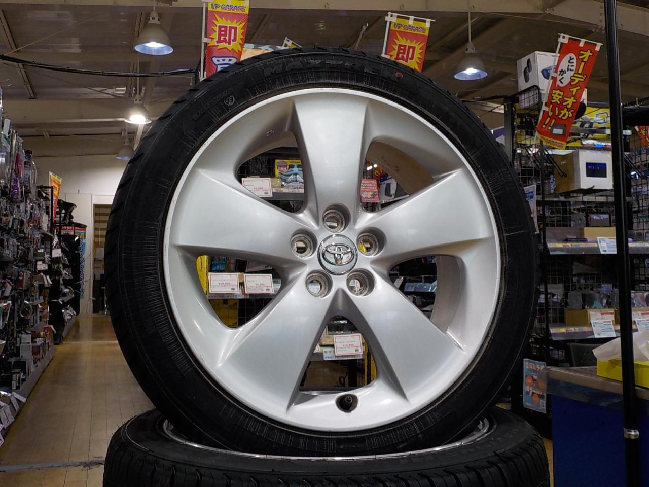 【値下げしました】タイヤ新品! トヨタ純正(TOYOTA) プリウス 30系 Sツーリング純正ホイール + MAXTREK MAXIMUS ...