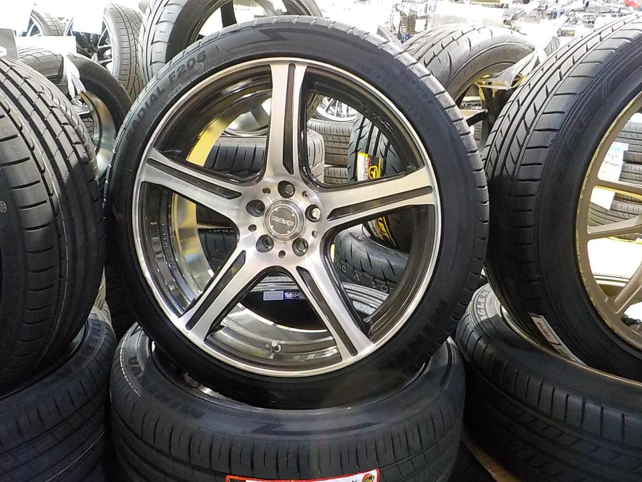 【新品タイヤ付】RAYS(レイズ) GRAM LIGHTS(グラムライツ) T57RZ+【新品】MINERVA F205 | カー用品 タイヤ ...