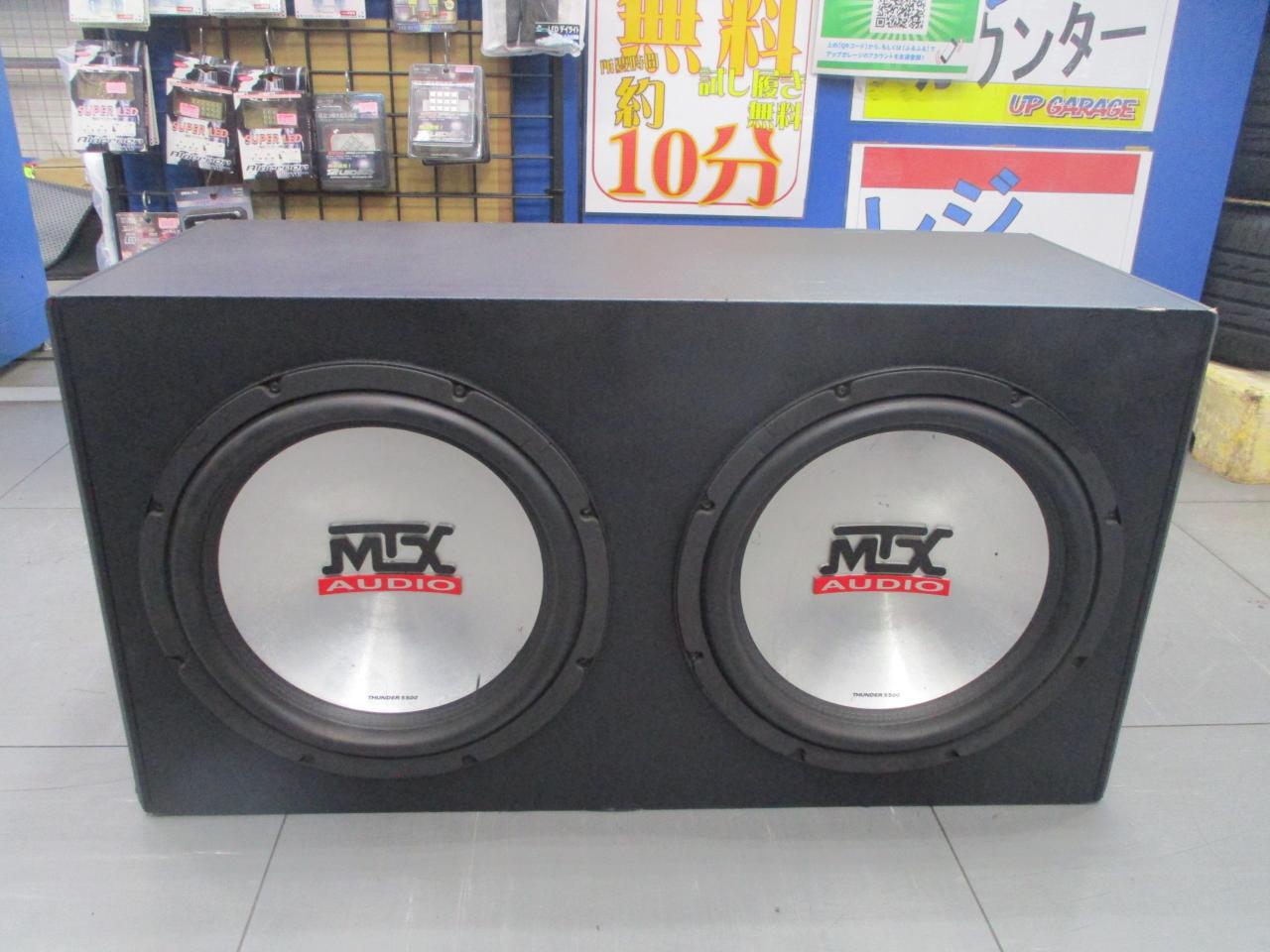 MTX(エムティーエックス) THUNDER 5500 2発サブウーハースピーカーBOX付き | 中古品 | アップガレージ 小田原東インター ...