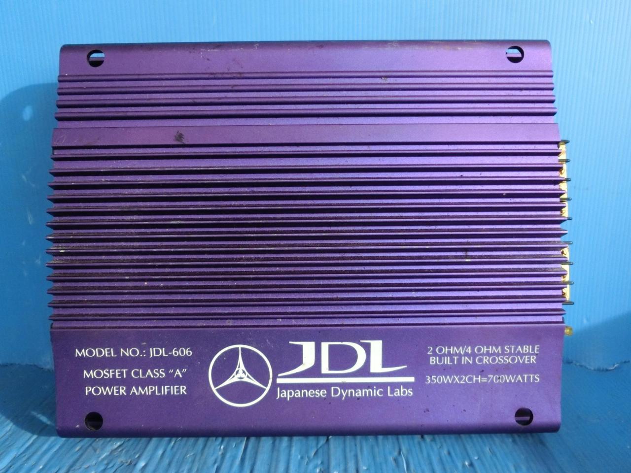 JDL JDL-606 2chパワーアンプ | カー用品 アンプを通販で購入する | 中古カー＆バイク用品の販売ならアップガレージ
