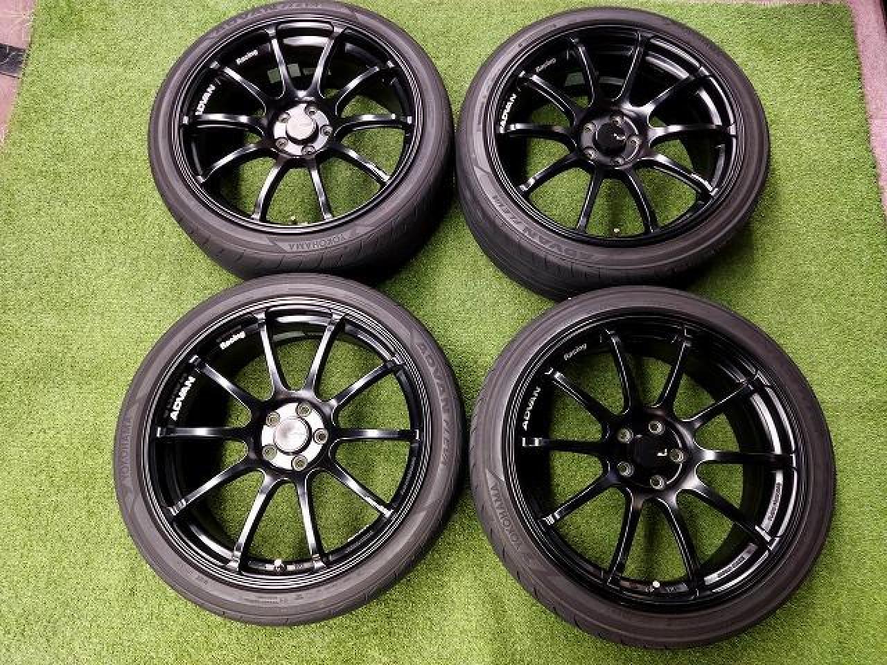 YOKOHAMA ADVAN Racing RS2 + YOKOHAMA ADVAN FLEVA | カー用品 タイヤホイールセット 18 ...