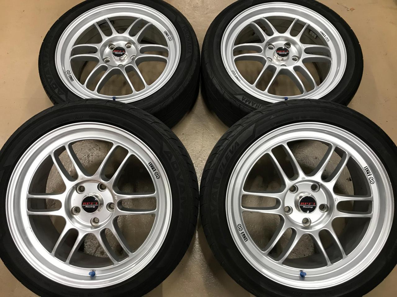 ENKEI(エンケイ) RPF1 + YOKOHAMA ADVAN FLEVA | カー用品 タイヤホイールセット 18インチタイヤホイールセットを通販で購入する | 中古カー＆バイク用品の ...