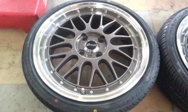 STEALTH Racing ME02 GM/P + MAYRUN MRK06 165/45R16 | カー用品 タイヤホイールセット 16 ...