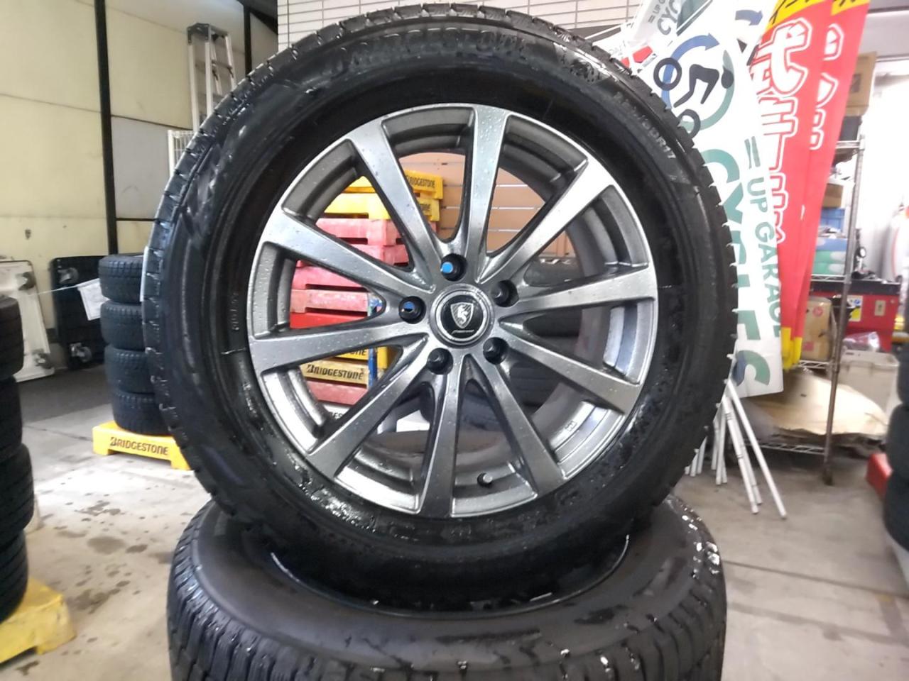 MARUKA SERVICE MANARAY SPORT ツイン5本スポークホイール + BRIDGESTONE BLIZZAK BRX3 ...