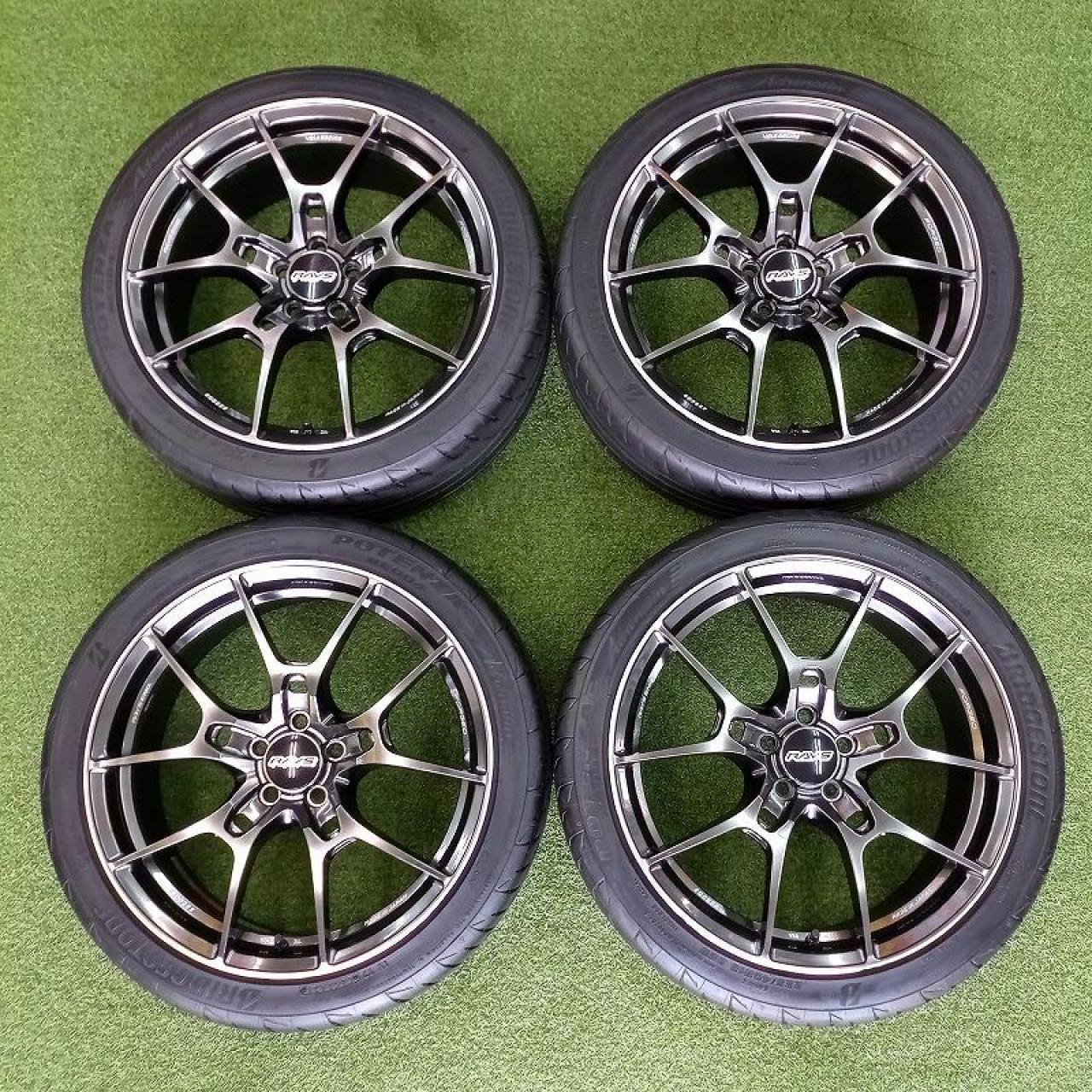 【スプリングセール開催中!!】 RAYS(レイズ) VOLK RACING G025 HK + BRIDGESTONE POTENZA ...