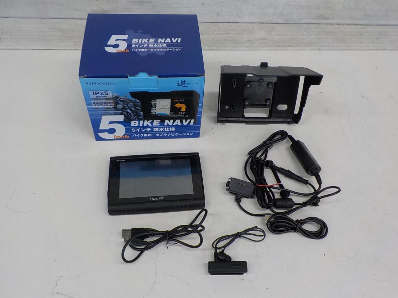 ★値下げしました!! MAXWIN(マックスウィン) 道 ROUTE 5インチバイク用ポータブルナビゲーション NV-A006 | バイク用品 その他(バイク用品) その他バイク用品(二輪)を ...