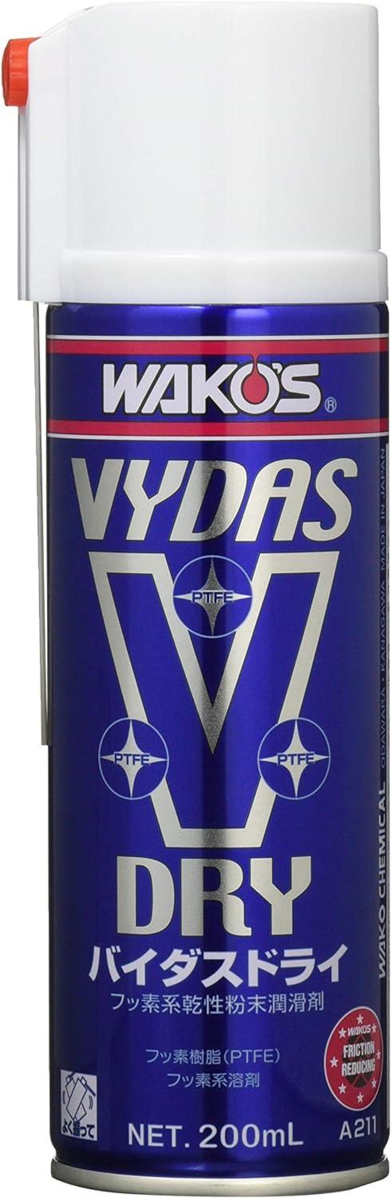 WAKO’S(ワコーズ) VD バイダスドライ フッ素樹脂系乾性能潤滑剤 200ml A211 | 新古品 | アップガレージ 仙台店 | カー用品 メンテナンス その他メンテナンスを通販で ...