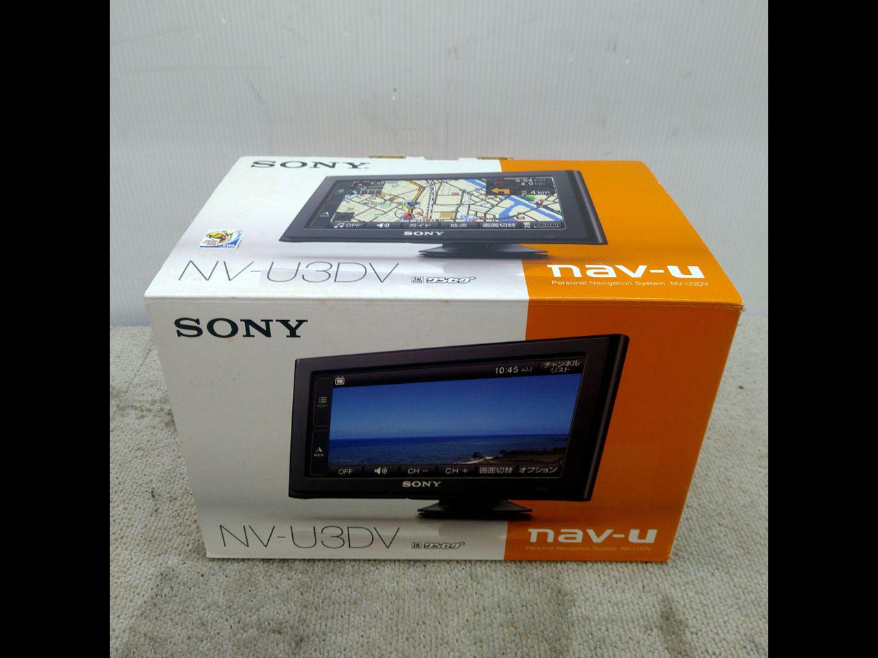 SONY NV-U3DV ポータブルナビ | 中古品 | アップガレージ 秋田店 | カー用品 カーナビ(地デジ） ポータブルナビ(地デジ)を通販で購入する | 中古カー＆バイク用品の販売なら ...