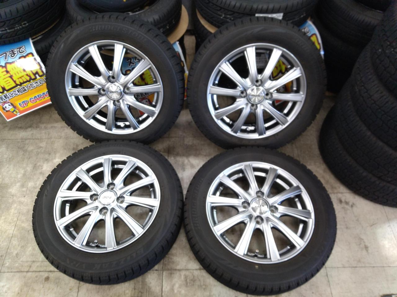 ☆各軽自動車に☆ BADX D.O.S. SE-10 + BRIDGESTONE BLIZZAK VRX さらに価格見直しました | カー用品 スタッドレスタイヤホイールセット 14インチ ...