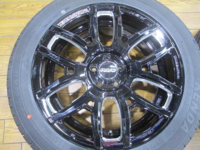 RAYS TEAM DAYTONA RACING F6 Gain BLACK EDITION + KENDA KR201 【☆ラベル付き新品タイヤ付き☆】 | カー用品 タイヤホイールセット ...