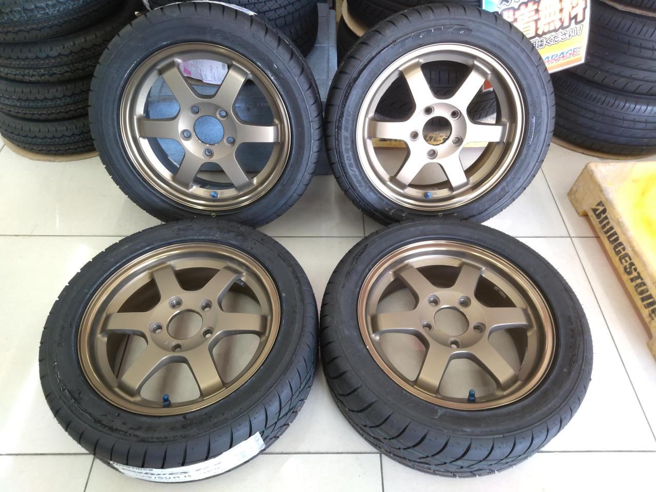 RAYS VOLK RACING TE37C + TOYO PROXES R1R★新品タイヤでそのままサーキットにGO!!!★ | カー用品 ...