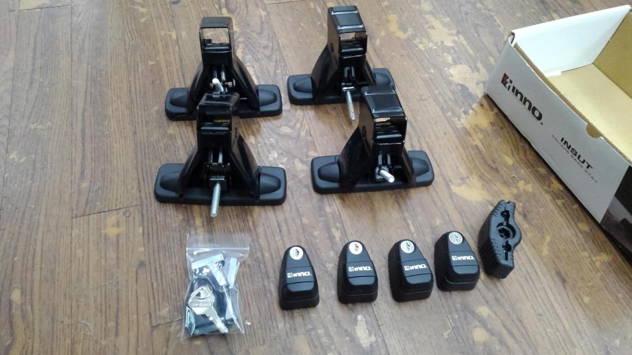 INNO INSUT(2個割れあり)+ K421 | 中古品 | アップガレージ 練馬店 | カー用品 キャリアを通販で購入する | 中古カー＆バイク用品の販売ならアップガレージ