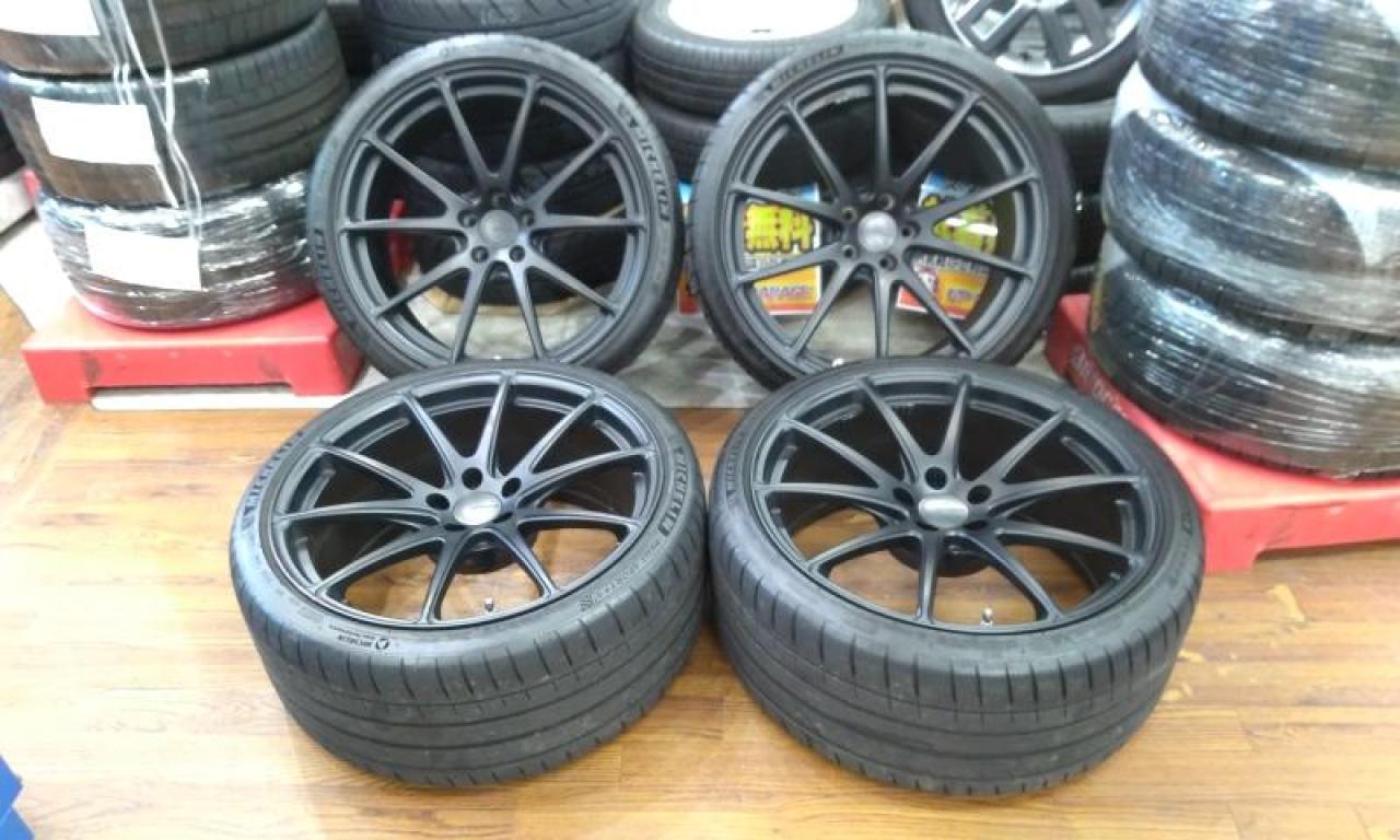【WORK(ワーク)】GNOSIS FMB(グノーシス エフエムビー) 01 + MICHELIN PILOT SPORT 4S | カー用品 タイヤホイールセット 20インチタイヤホイール ...