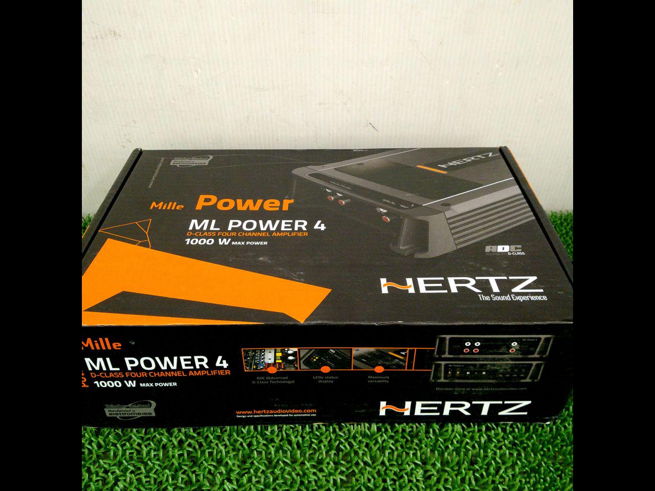 【HERTZ】MillPower ML POWER4 4chアンプ | カー用品 アンプを通販で購入する | 中古カー＆バイク用品の販売ならアップガレージ