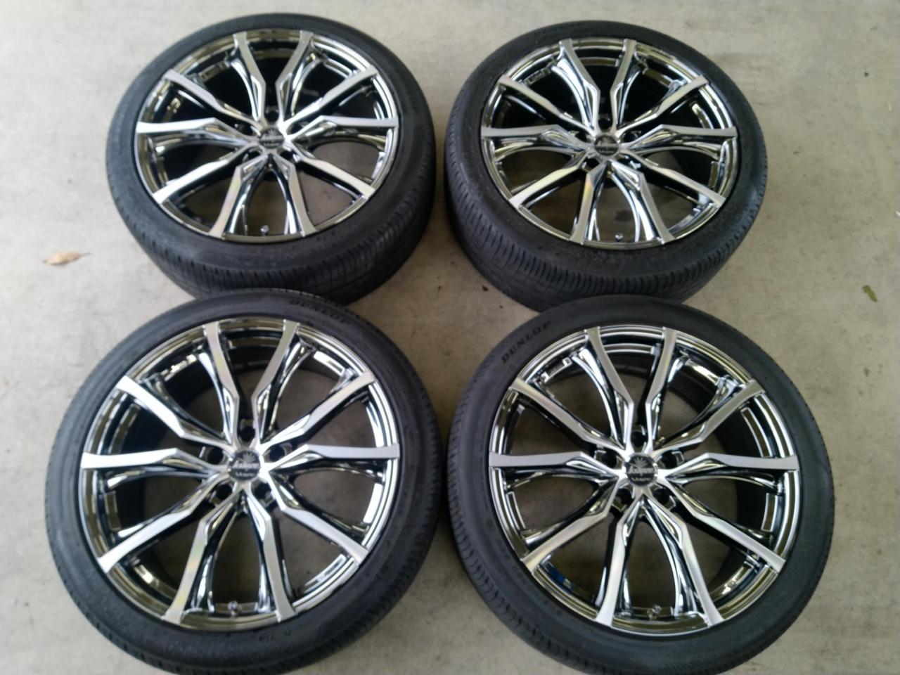 weds Kranze VERAE 713 EVO + DUNLOP VEURO VE304 | カー用品 タイヤホイールセット 20インチ ...