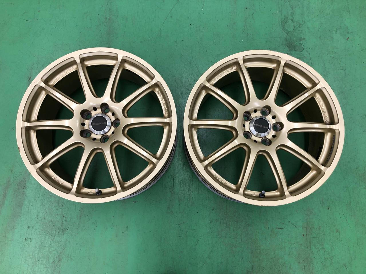 ※2F倉庫 【ホイールのみ2本セット】BRIDGESTONE Prodrive PRODRIVE GC-010E for BP5/BL5 ...