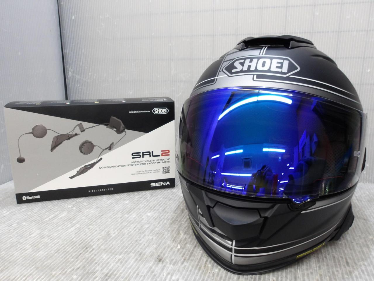 SHOEI GT-AIRⅡ 61cm(XL) 2020年製造 + SENA SRL2 インカム | バイク用品 ヘルメット フルフェイス(二輪 ...