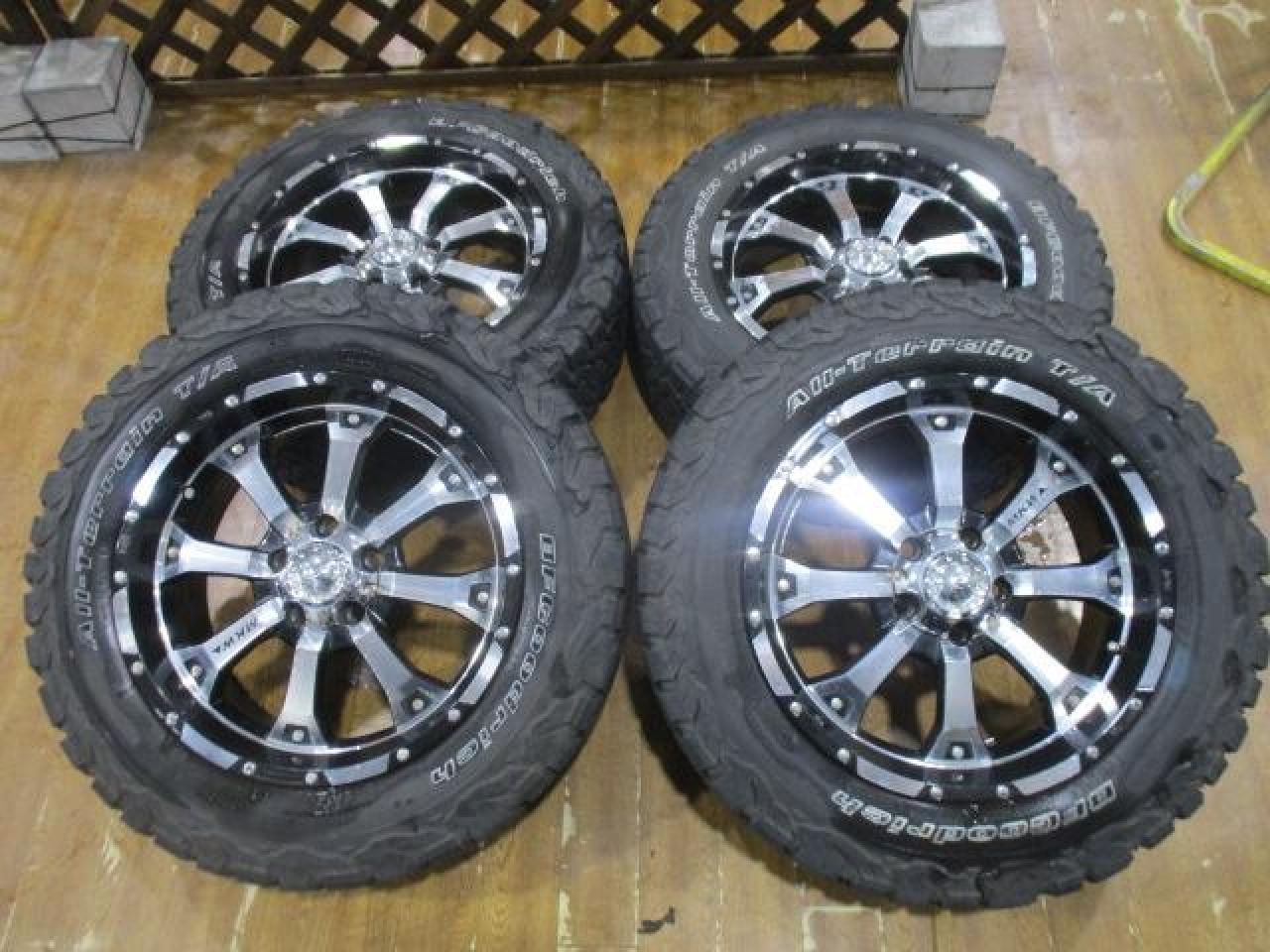 TRISTAR INTERNATIONAL(トライスターインターナショナル) MKW MK-46+BFGoodrich ALL-Terrain T/A KO2 225/65R17 4本 ...