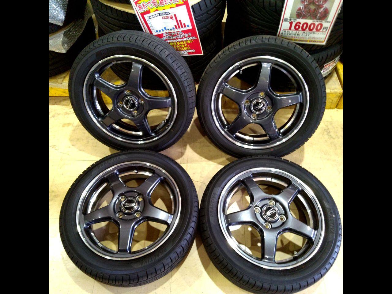 【その他】 YellowHat F-Direction WS5 + PRACTIVA | カー用品 タイヤホイールセット 15インチタイヤ ...