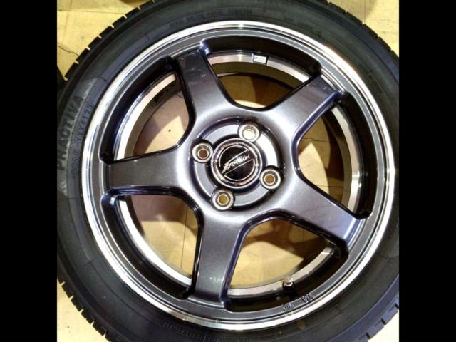 【その他】 YellowHat F-Direction WS5 + PRACTIVA | カー用品 タイヤホイールセット 15インチタイヤ ...