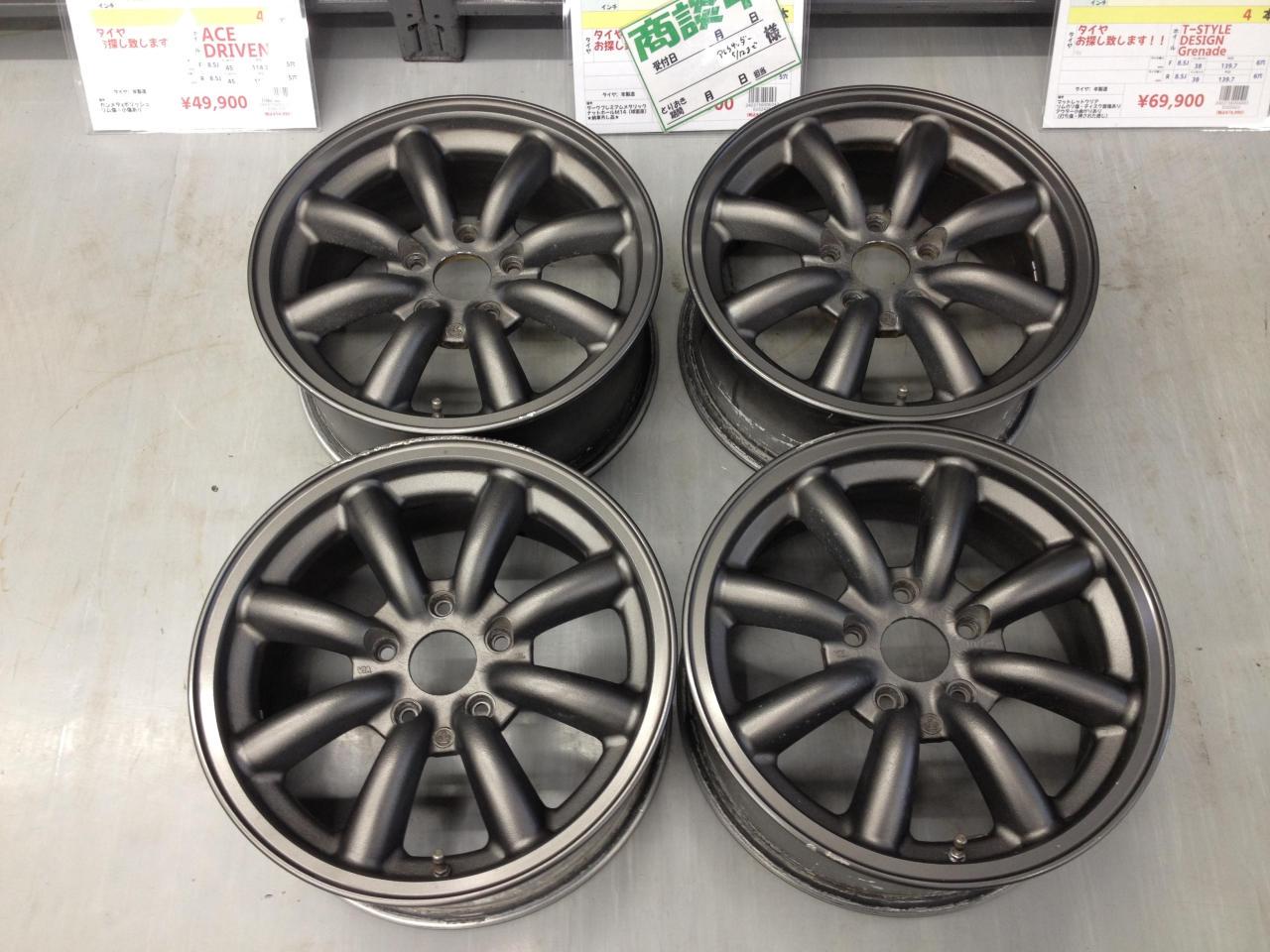 watanabe(ワタナベ) EIGHT SPOKE(エイトスポーク) EIGHT SPOKE(F8F) | カー用品 アルミホイール 16 ...