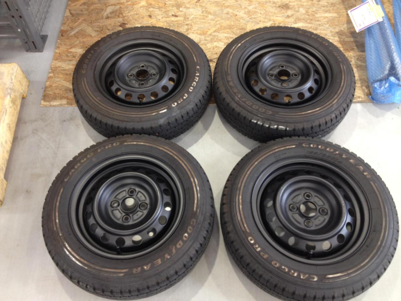 トヨタ純正(TOYOTA) プロボックス純正スチールホイール + GOODYEAR(グッドイヤー) CARGO PRO | カー用品 タイヤ ...
